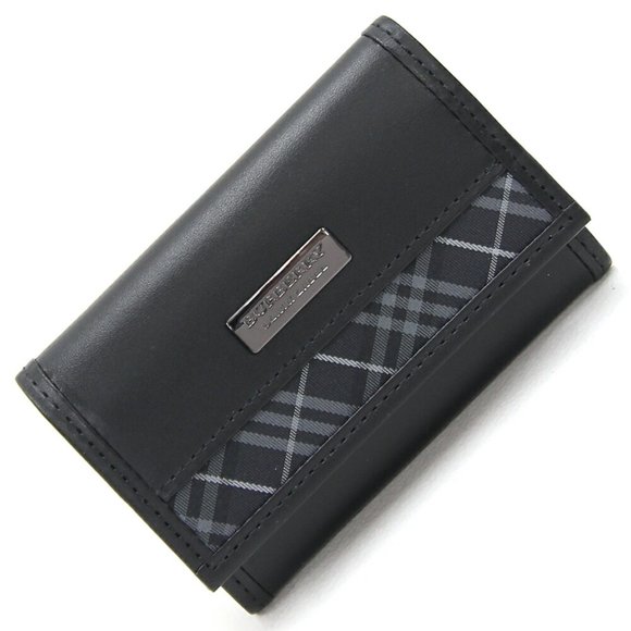 Burberry | Accessories | Burberry Black Label 5 Key Case Leather Mens ...